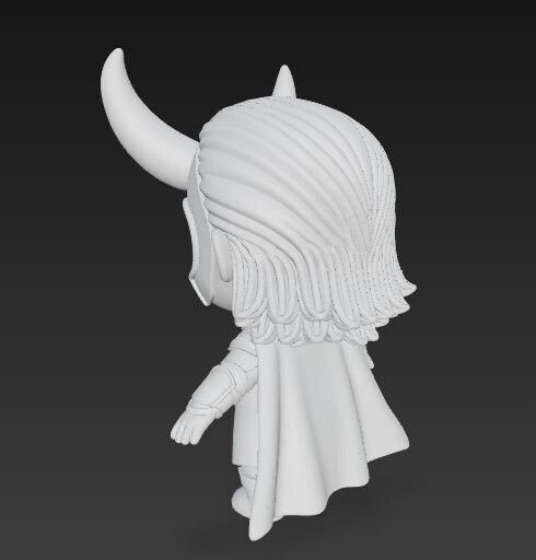 🧸 Cartoon Loki Figurine – 3D Printable Cute God of Mischief Model・ STL ...
