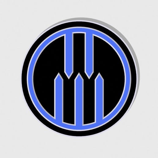 📛 Ubermacht Emblem・ STL File for 3D printing・Cults