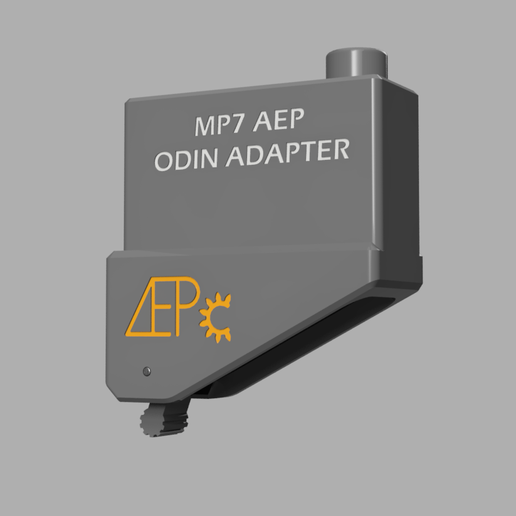 🔫 Airsoft MP7 AEP ODIN M12 Speedloader Adapter・ STL File for 3D ...