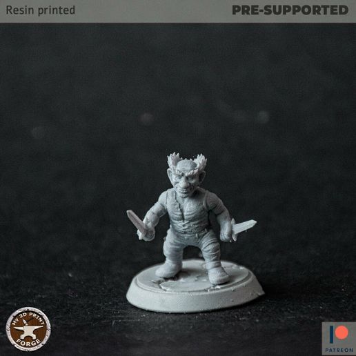 🎲 Gnome Rogue Three Models・ 3D File for ・Cults