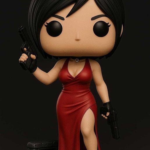 👾 ADA WONG FUNKO POP・ STL File for 3D printing・Cults