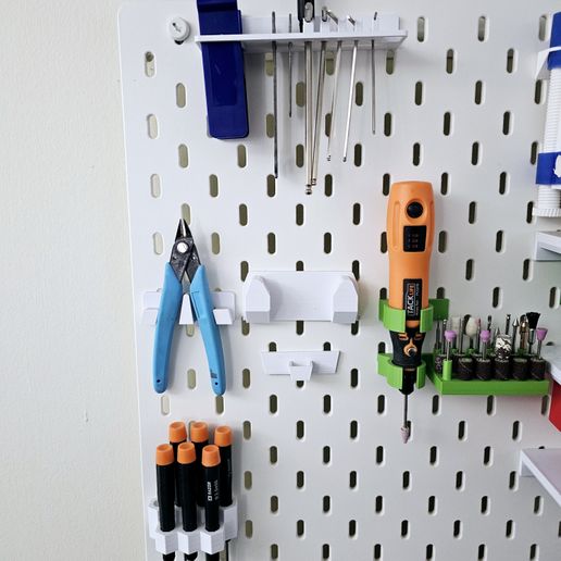 Free STL file Peg Board Side Cutter Holder (IKEA Skadis) 🧞‍♂️ ・3D print model to download・Cults