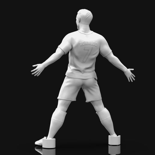 🏈 Cristiano Ronaldo 2・Free STL File for ・Cults
