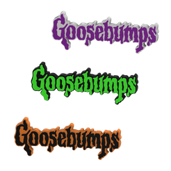 3D print 3D MULTICOLOR LOGO/SIGN - Goosebumps • made with Creality ...