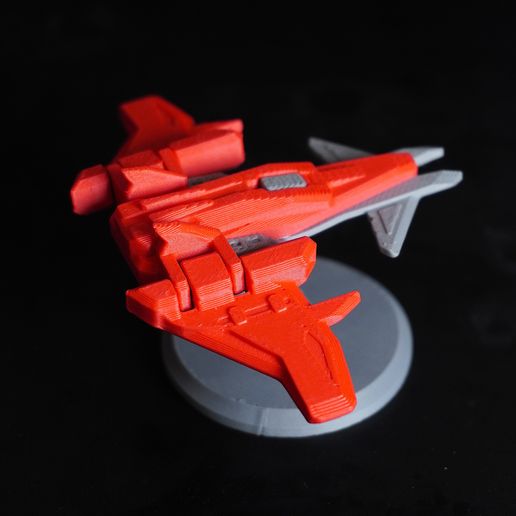 🚀 Nova Fury - Spaceship Model Kit・ 3D File for 3D printing・Cults