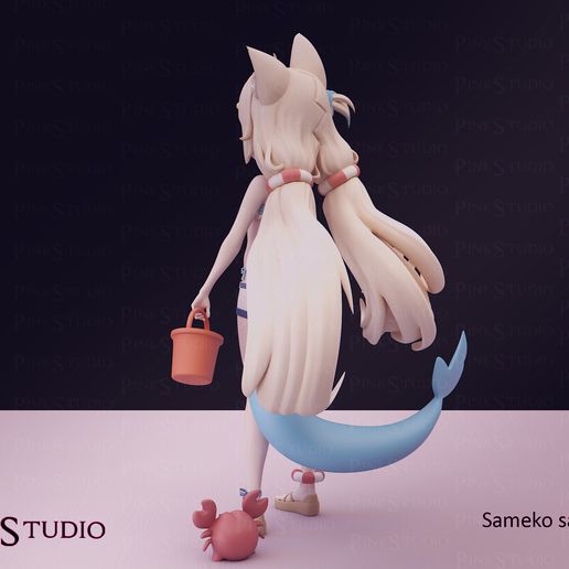 🦈 Hololive - Sameko Saba・ 3D File for 3D printing・Cults