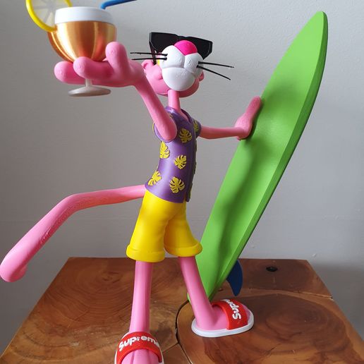 🌴🏄‍♂️ La Pantera Rosa - Urban Vibes - Fan Art 🍹😎 - (Multiparts / 3MF ...