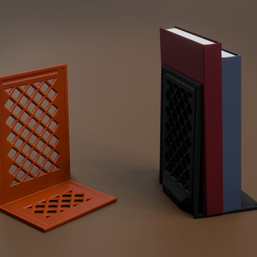 📚 Rustic bookends・Free STL File for 3D printing・Cults