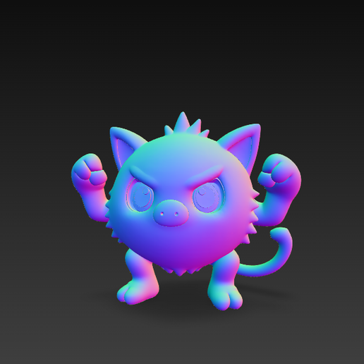 🐉 Mankey pokemon・ STL File for 3D printing・Cults