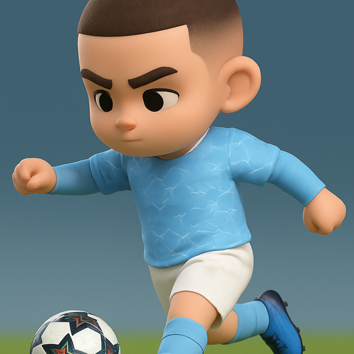 👾 Foden chibi・ 3D File for 3D printing・Cults