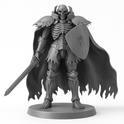 💀 Skull Knight・ STL File for 3D printing・Cults