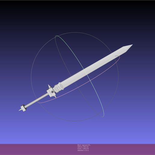 🗡️ Soul Eater Crona Sword Ragnarok・ STL File for 3D printing・Cults
