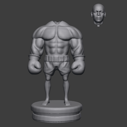 Free STL file Mike Tyson 🗿 ・3D printer model to download・Cults