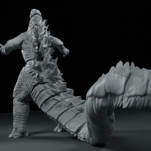 👹 Ancient Titan Godzilla・ STL File for 3D printing・Cults