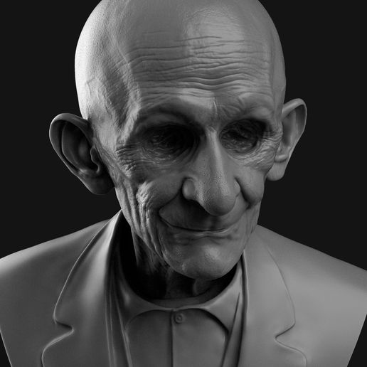 STL file Old man 👴 (OBJ)・Model to download and 3D print・Cults