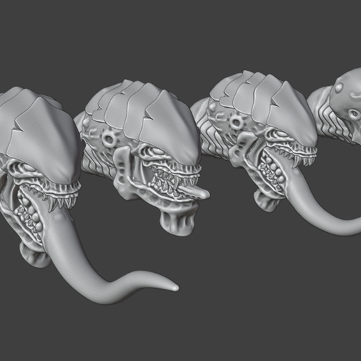 👽 Soul Stealer Pontifex - 32mm scale alien monster・ STL File for 3D ...