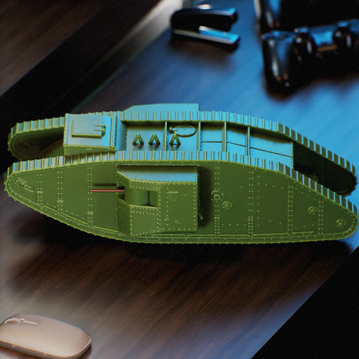 🪖 Tank Mark 1 - British tank mark 1 - Tiger, Panther, Churchill・ STL ...
