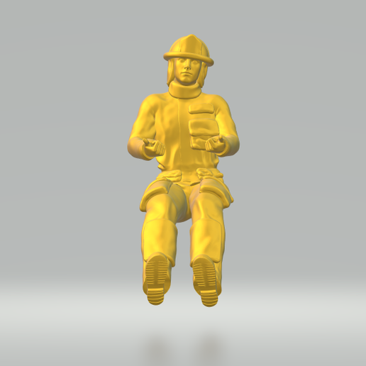 STL file firefighter driver 🧑‍🚒 ・3D printer model to download・Cults