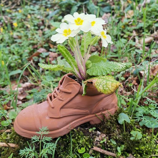 👴 Old Shoe Flower Pot・ STL File for 3D printing・Cults