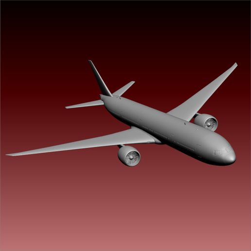 ️ Boeing 777 - 300・ STL File for ・Cults