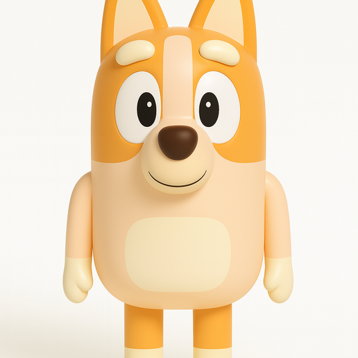 🐶 Bluey & Bingo Inspired 3D Model Kit - Perfect for Kids and Fans! 🎨 ...