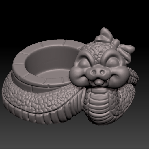 STL file snake bowl 🐍 ・3D printing design to download・Cults