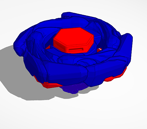 🆒 Beyblade Metal Fusion Cobalt Drake・Free STL File for 3D printing・Cults