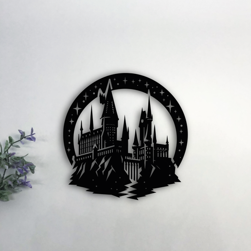 hogwarts wall stencil