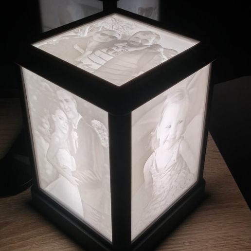 🪞 Lithophane Lightbox・ STL File for 3D printing・Cults