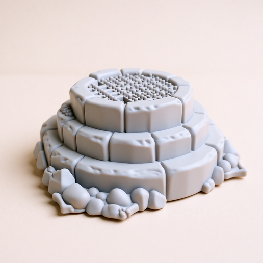 🗿 Sewer Base Miniature・ STL File for 3D printing・Cults
