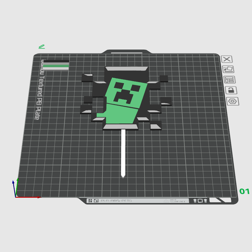 Free 3MF file Cake Topper - Colorized - Minecraft - Creeper Window 🍰 ...