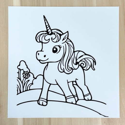 children's coloring pages unicorn