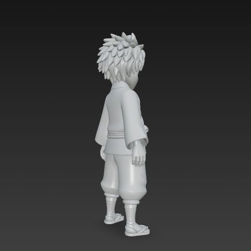 🗡️ Mystic Samurai Apprentice – Traditional Outfit Anime Character 3D ...