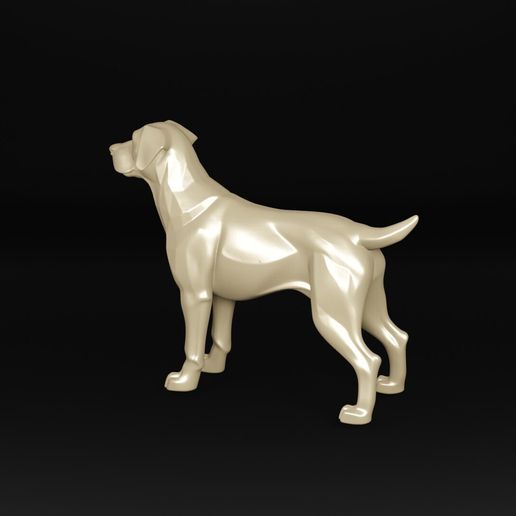 STL file Labrador Retriever 3D Model – Detailed Pet Dog STL for 3D ...