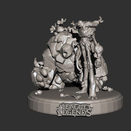 🎨 Ivern - LEAGUE OF LEGENDS・ 3D File for 3D printing・Cults