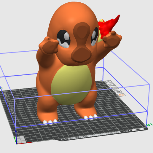 🪟 charmander AMS window・ 3MF File for 3D printing・Cults