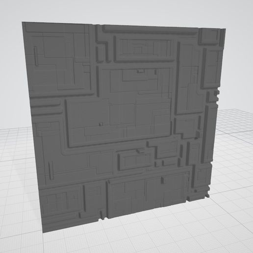 Archivo STL Futuristic Wall Tileable Panel 🔮 ・Design para impresora 3D ...