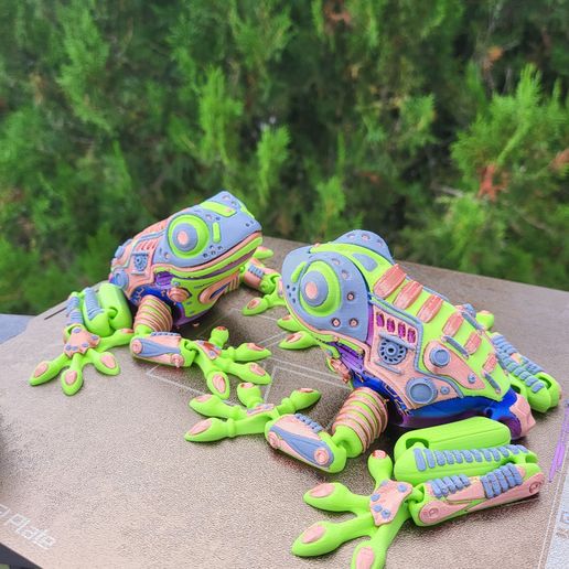 🐸 Turbo Frog flexi・ STL File for 3D printing・Cults