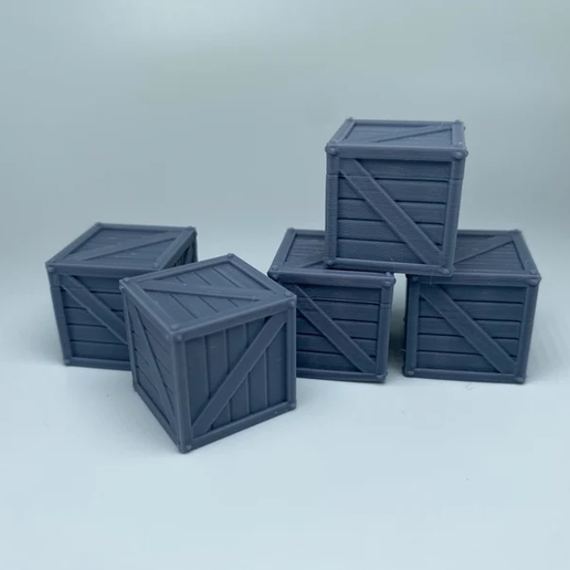 🪵 Wooden Crate – Miniature for Fantasy D&D Dungeons and Dragons RPG ...