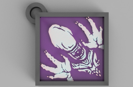 👽 Alien Instinct Charm from DBD・Free 3D File for ・Cults