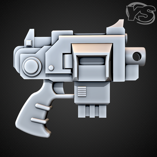 ⚔ Warhammer Bolt Pistol (1:1 scale) from PALATINE BLADES SQUAD・Free STL ...