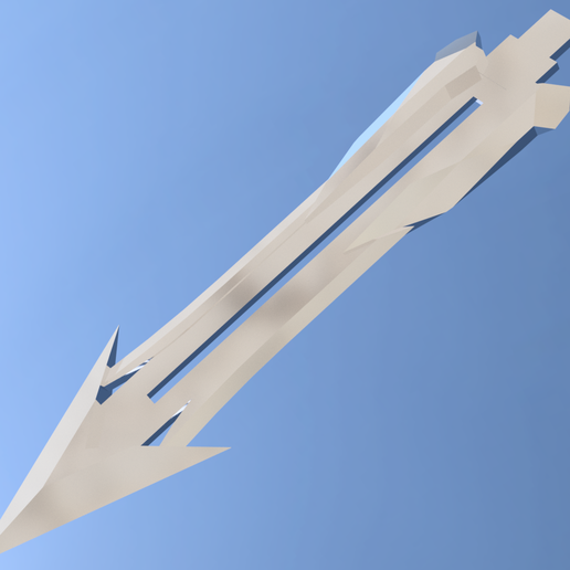 🗡️ Omegamon Amplified Grey Sword X・Free STL File for 3D printing・Cults