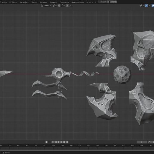 🔨 Arcane S2 Jayce Corrupted Hammer for Cosplay・ STL File for 3D ...