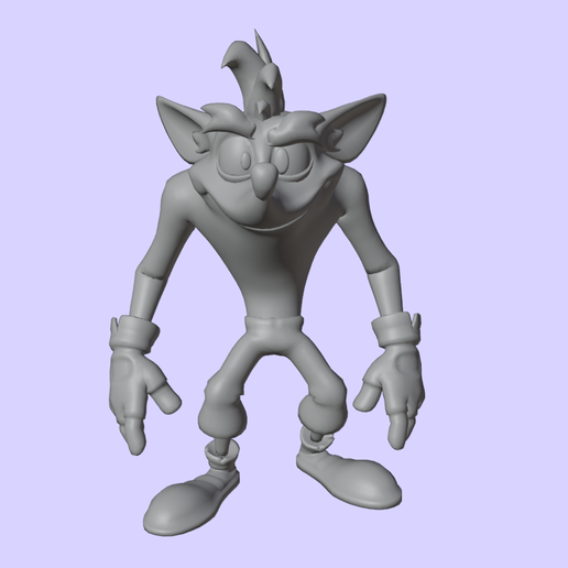 Archivo STL gratis Crash Bandicoot 🎮 ・Objeto de impresión 3D para ...