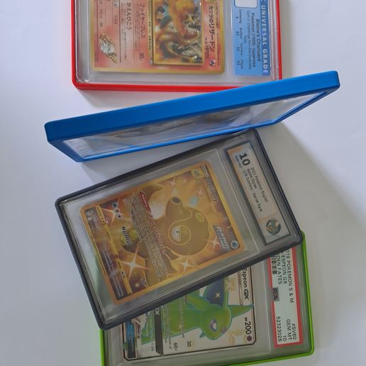 💂 TCG Grading Protection bumper Guard PSA, RAUK, CGC.・ STL File for 3D ...