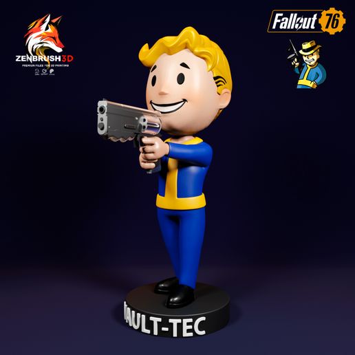 Archivo 3D BOBBLEHEAD PACK 3 - FALLOUT 3D PRINTING - STL 🏆 ・Diseño de ...