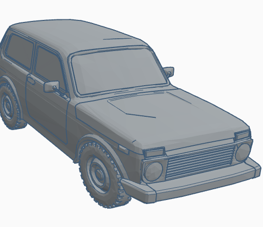 STL file Lada Niva 🚗 ・3D print model to download・Cults