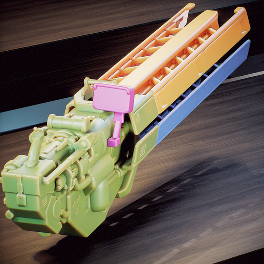STL file Residual Evil 3 Railgun Fan Art Weapon - RE3 🎨 ・3D printer ...