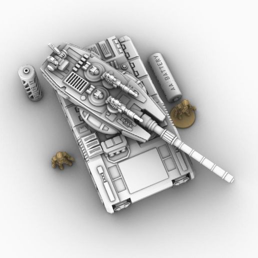 🪖 Colonial Main Battle Tank (28mm and 15mm Bundle)・ 3D File for 3D ...