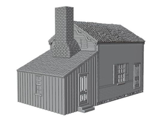🏠 ACW Fredericksburg Innis House - Multi scale・ 3D File for ・Cults